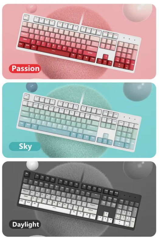 Faded PBT 132 Keycaps – Faithful Grips